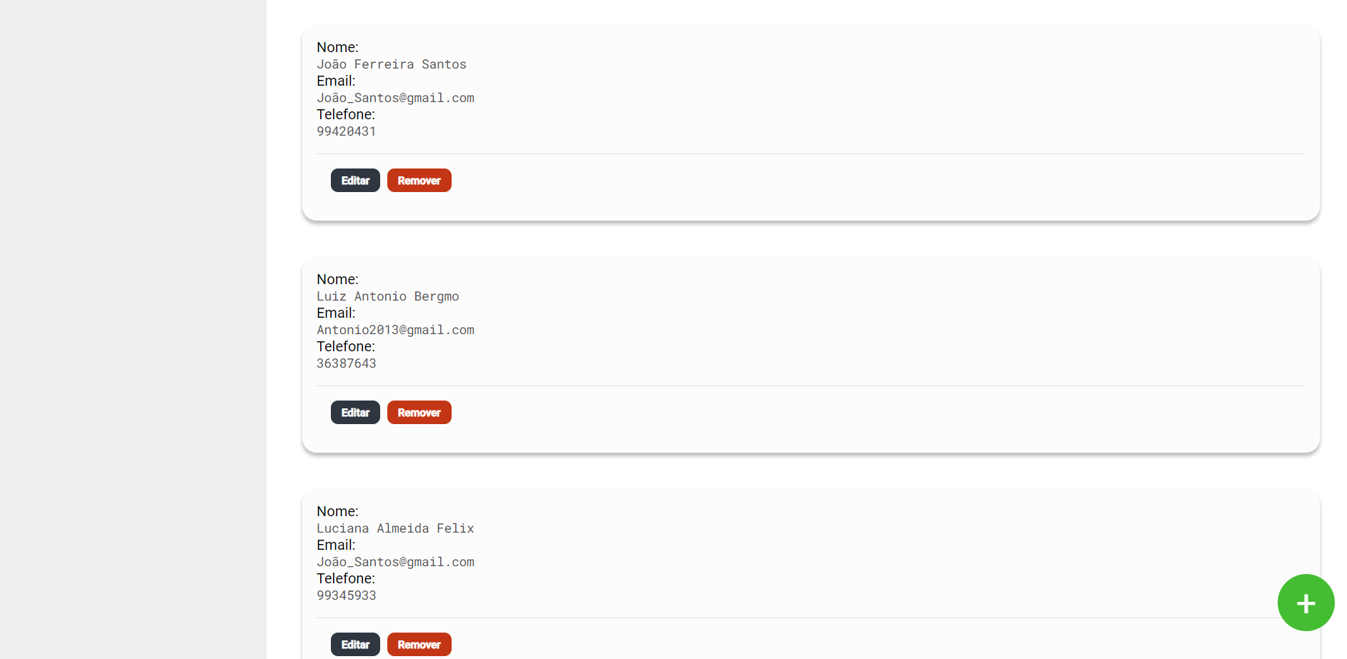 GitHub - Stanley-Felix-Bergamo/Lista-de-contatos: Uma lista de contatos
